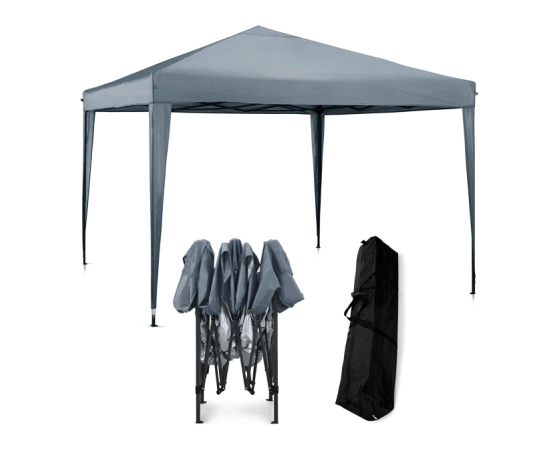 VonHaus paviljon Pop-up 3x3m siv - 2500384 - belbled.si